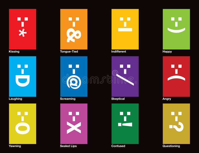 Emotional Spectrum stock vector. Illustration of colourful - 3958365