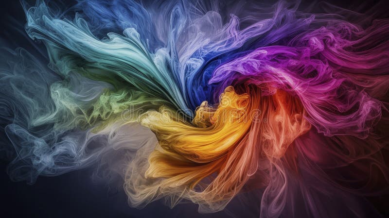 Emotional Spectrum Waves Visualizing Feelings through Color in Abstract ...