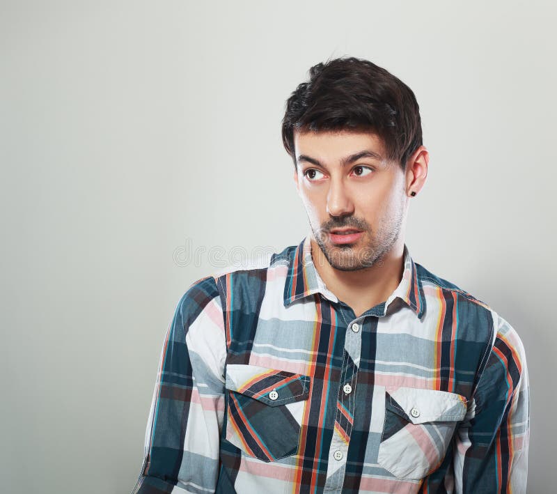 Emotional young man stock photo. Image of serious, headache - 94660570