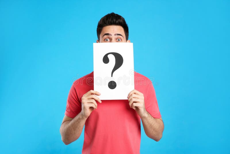 Light Blue Question Mark