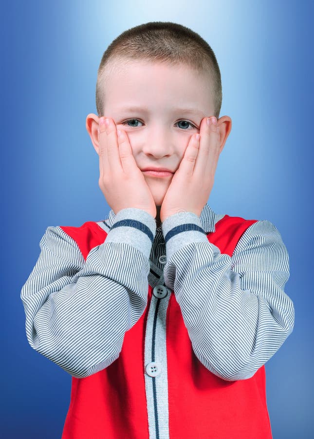 Emotions boy stock image. Image of ideas, happiness, concepts - 40147631