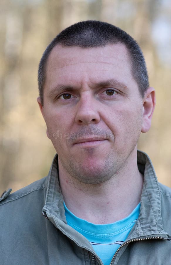 Emotions. Gesture. a Man Expresses Various Emotions on His Face. Stock ...