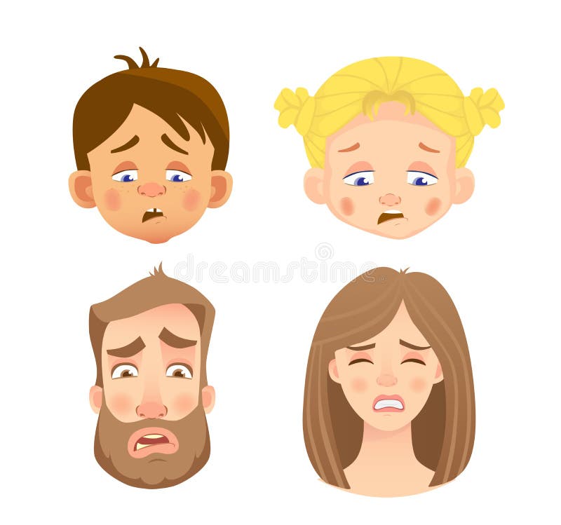 Expressing Discomfort Stock Illustrations – 6 Expressing Discomfort ...