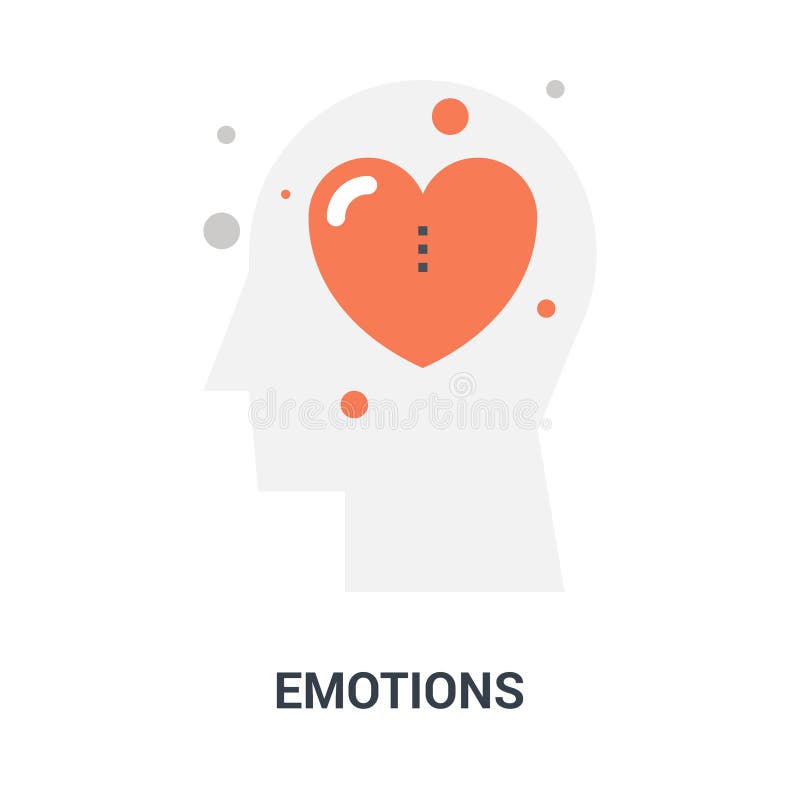 Emotions icon concept stock illustration. Illustration of learning ...