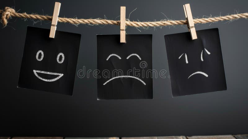 The Emotions on Paper.AI Generated Image Stock Photo - Image of paper ...