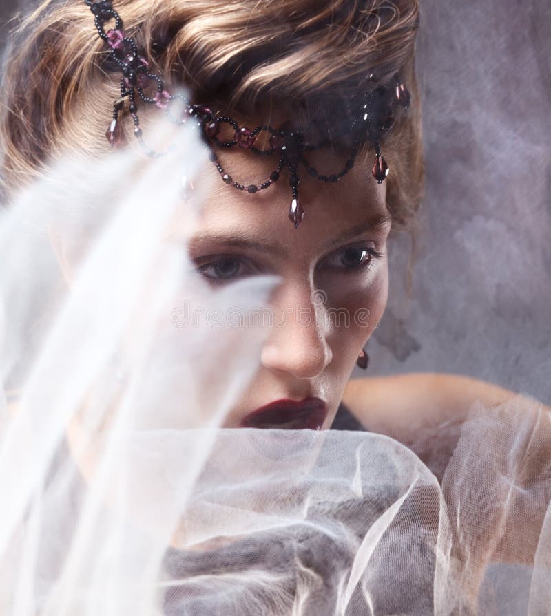 Emotions. Portrait of Classy Woman Face - Motion Stock Photo - Image of ...