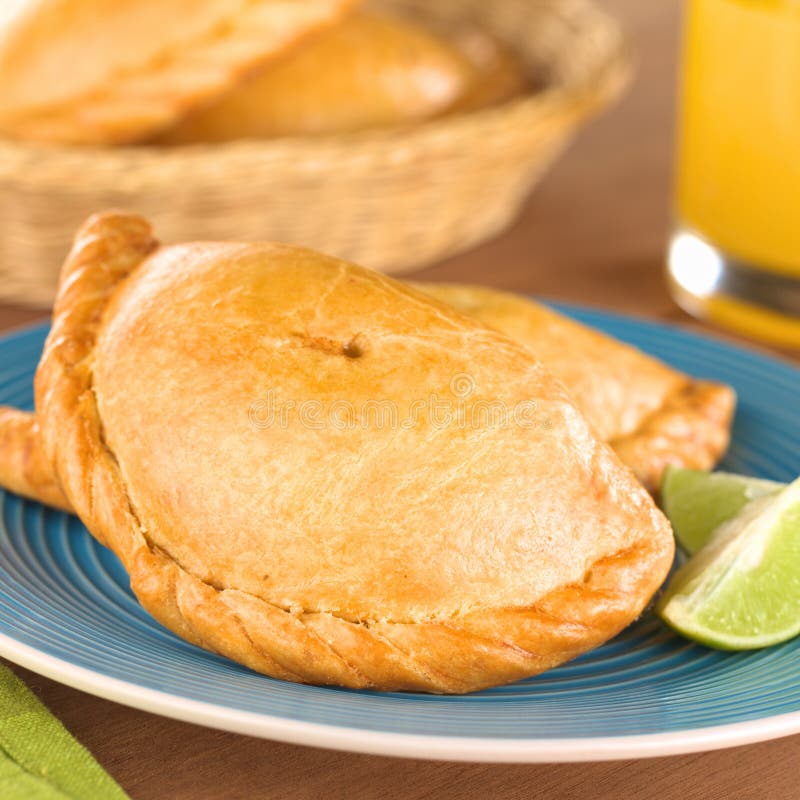 Empanada De Carne Peruana De Empanada Foto de archivo - Imagen de ...