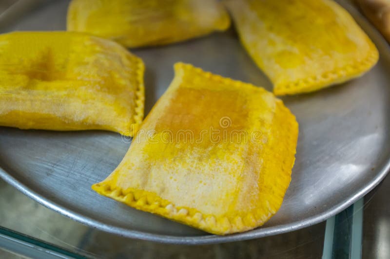 Empanada Meat Pies Display stock photo. Image of pastry - 73923202