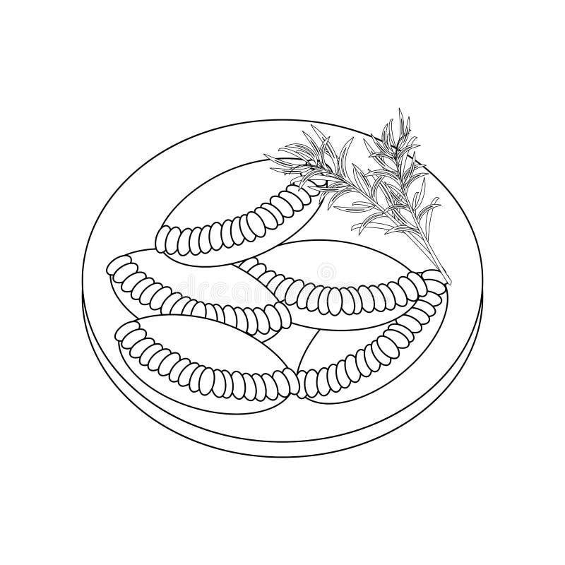 Empanada Coloring Coloring Pages