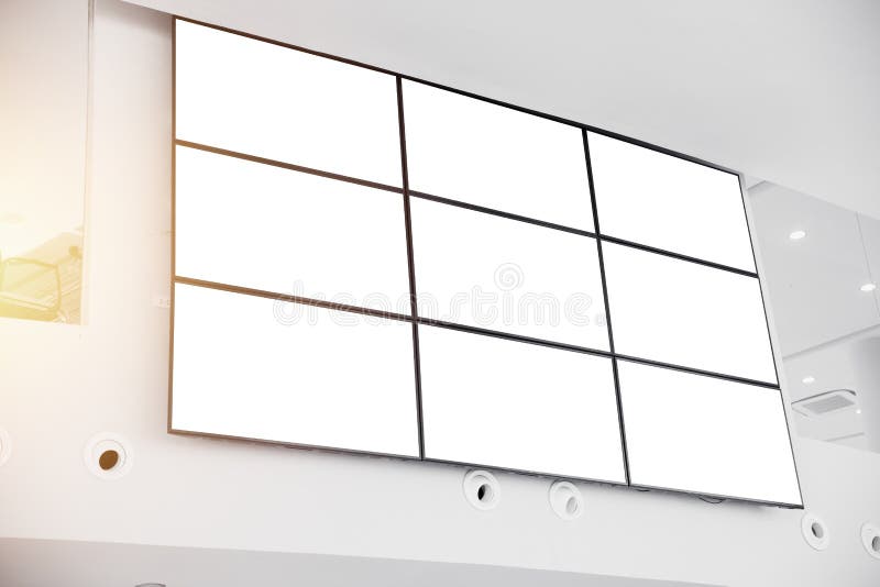 Emparede El Panel De La Pantalla De Visualización Del LCD En El ...