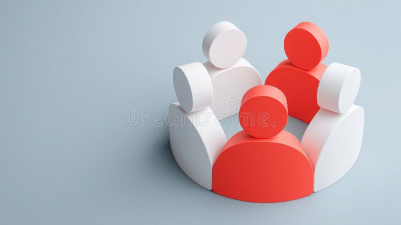 Empathetic Trade Decision Icon Concept Displaying an Abstract Visual ...