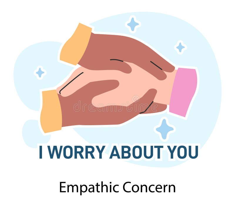 Empathic Concern. Deep Understanding of Emotions, Sympathy Stock Vector ...
