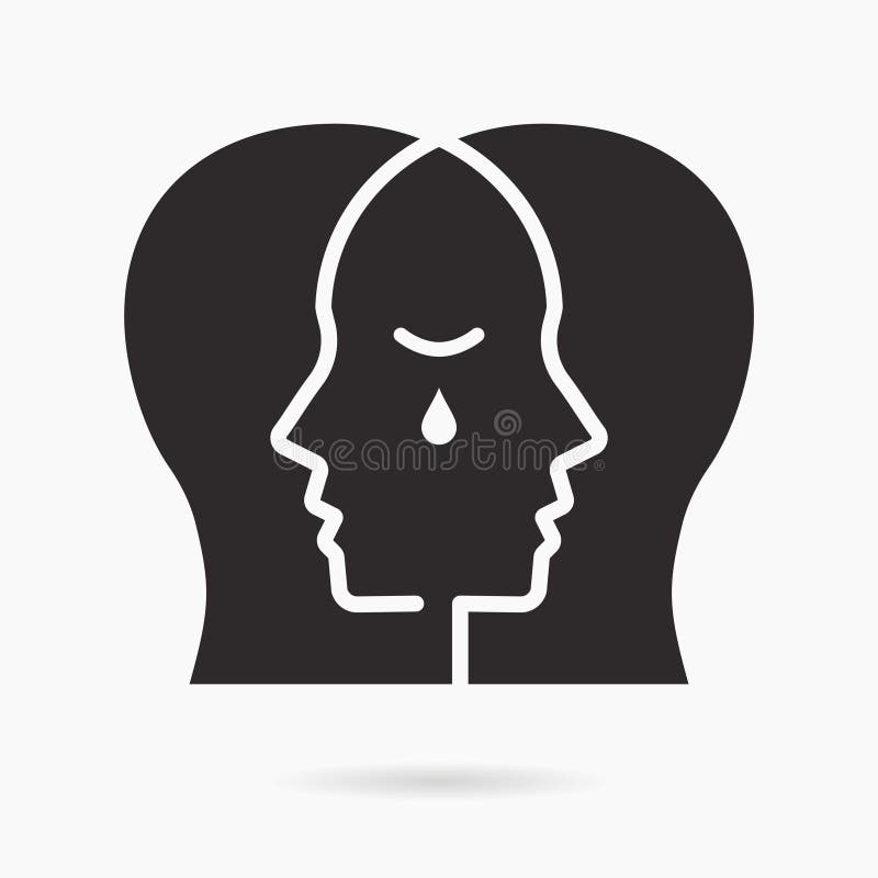 Empathy Icon on White Background. Vector Illustration. Stock Vector ...