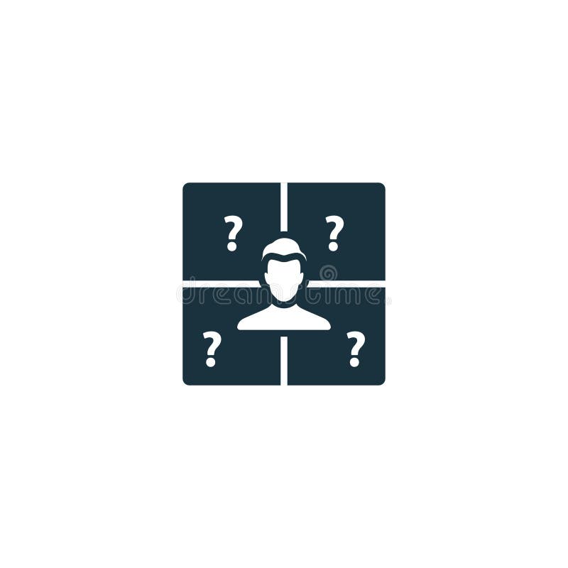 Empathy Mapping Icon. Monochrome Simple User Behavior Icon for ...