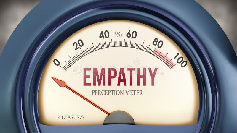 Empathy and Perception Meter that Hits less Than Zero, Very Low Level ...