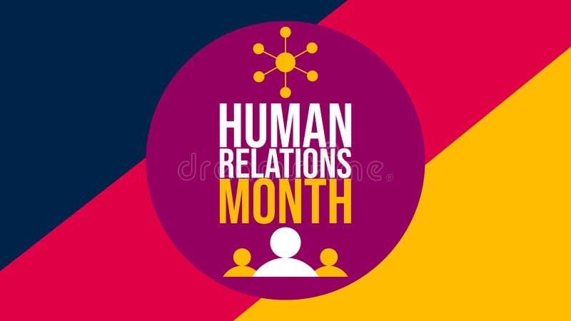 Empathy and Unity: Honoring Human Relations Month Stock Vector - Illustration of tolerance ...