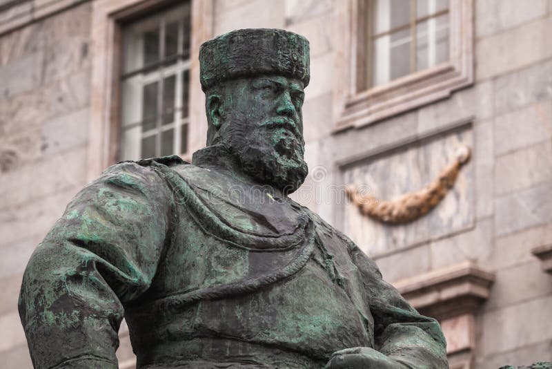 Emperador Alejandro III, Fragmento Del Monumento Foto editorial ...