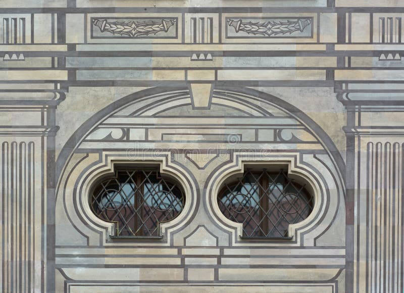 Emperor Courtyard Detail in Munich Stock Image - Image of artistic ...