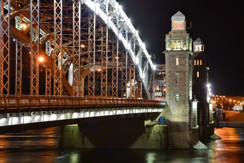 Emperor Peter the Great Bridge Stock Image - Image of great, bridge ...