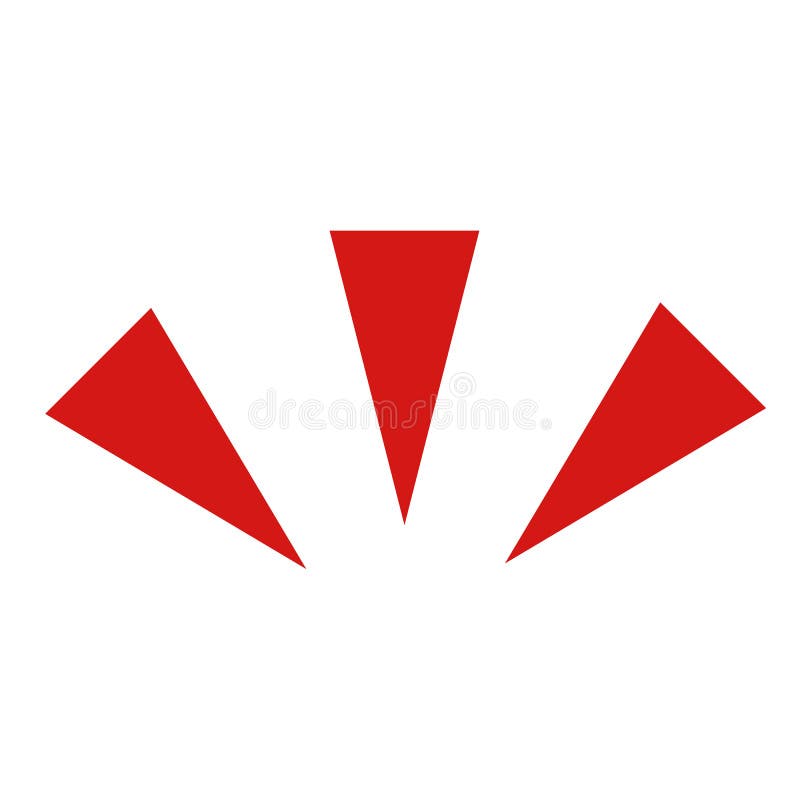 Emphasis Mark Representing a Person S Emotions. Red Vector. Stock ...