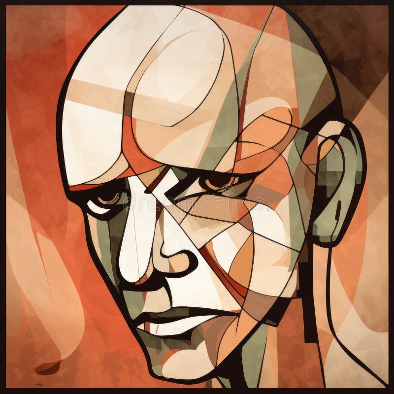 Create a Picasso-style Line Art Portrait of Christopher Stock ...