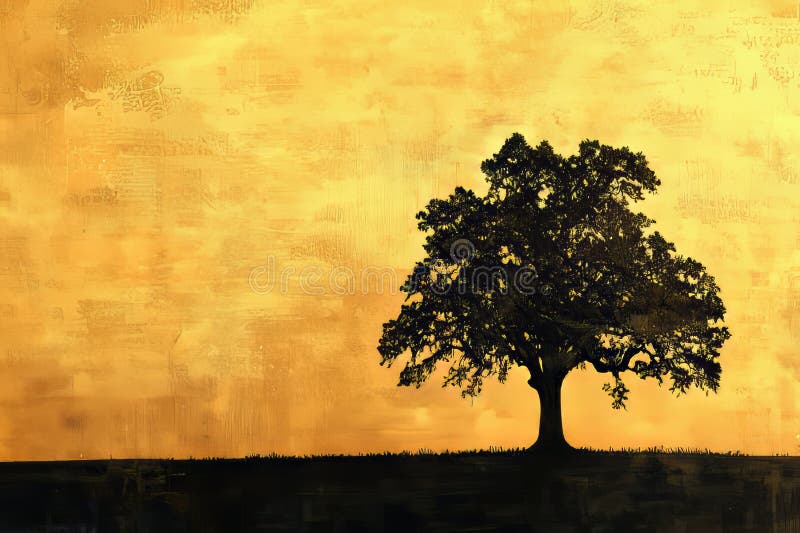 It Emphasizes the Strength and Solitude of a Lone Tree in a Vast ...