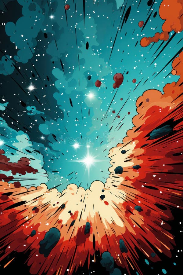 Minimalist Comic Book Background Stock Illustration - Illustration of ...