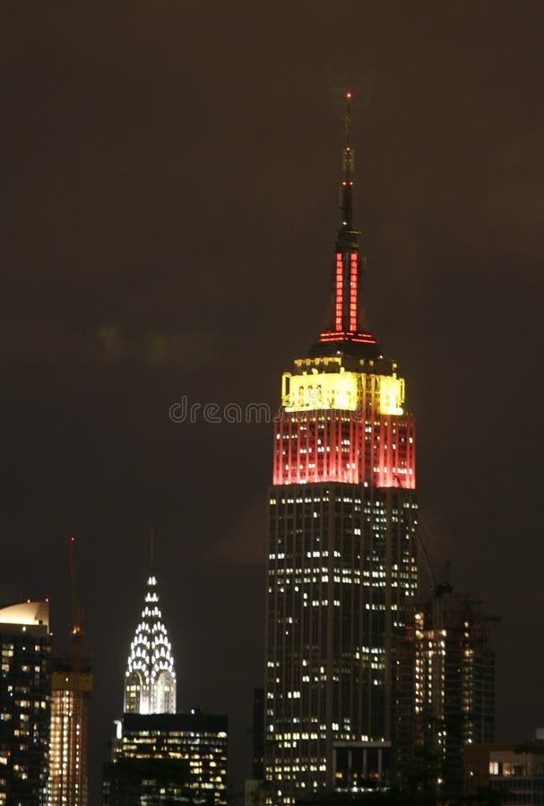 Empire State Building Lights Up for China Editorial Stock Photo - Image ...