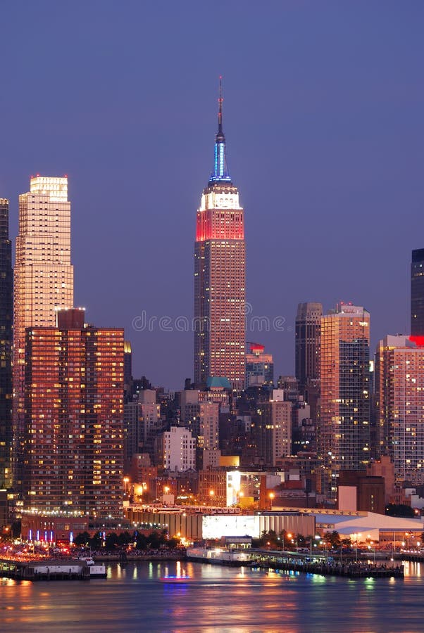 Empire State Building in New York City Manhattan Editorial Stock Photo ...