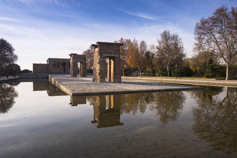Emple of Debod stock image. Image of debod, attraction - 173433649