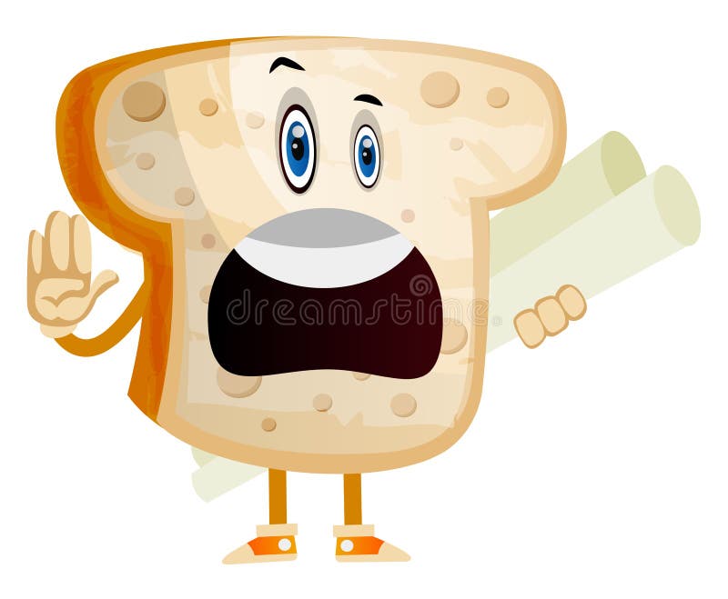 Bad Bread Illustration Vector Stock Vector - Illustration of biology ...