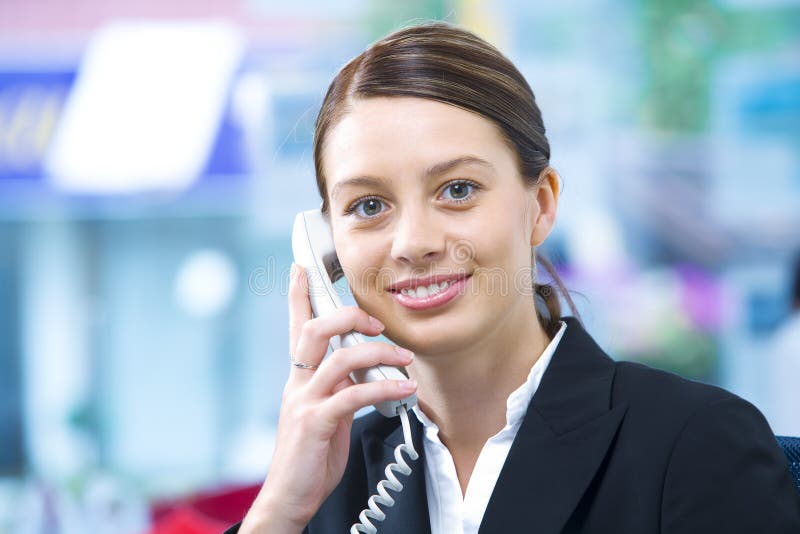 Calling stock photo. Image of cellphone, girl, friendly - 4294094