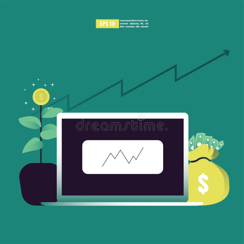 Return on Investment Concept, ROI Chart and Graph, Business, Profit ...
