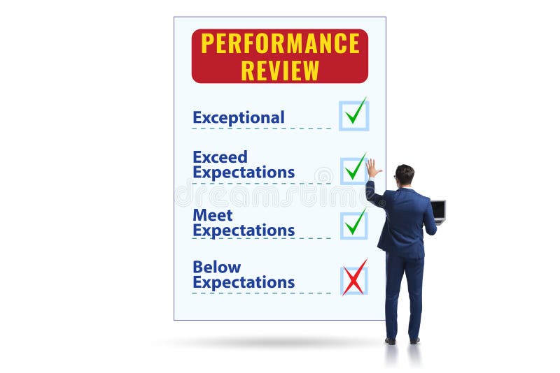 Employee Annual Performance Review Concept Stock Image - Image of ...