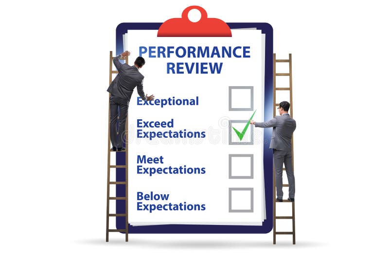 Employee Annual Performance Review Concept Stock Image - Image of ...