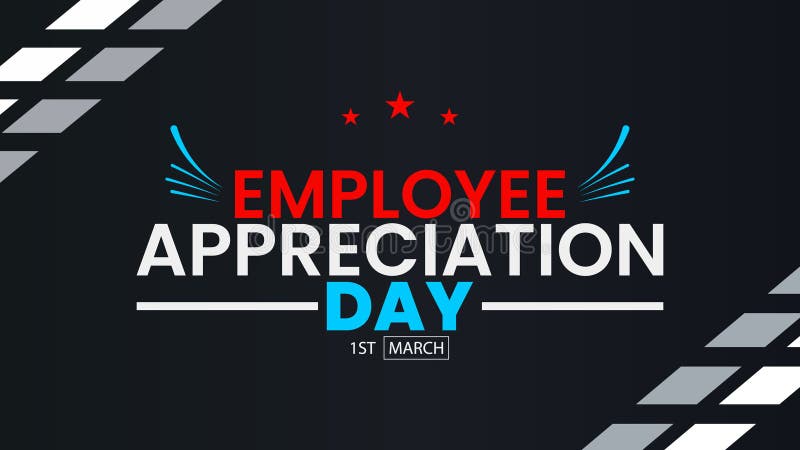 Employee Appreciation Day Banner, Celebrate and Recognize Hard Work ...