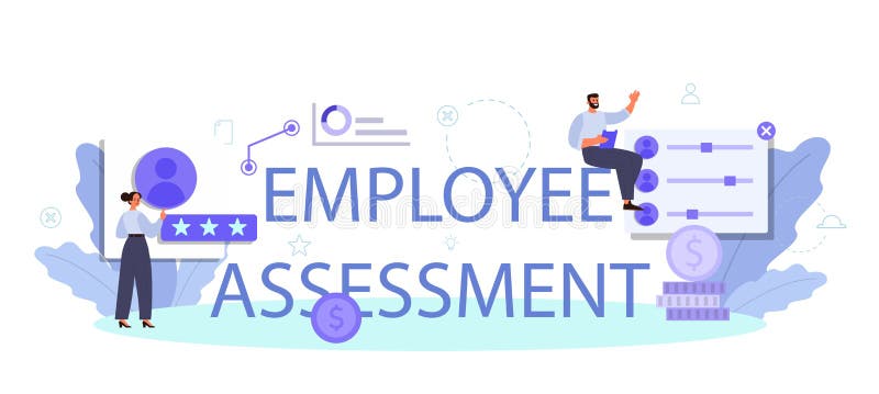 Employee Assessment Mobile Application Banner Set. Employee Evaluation ...