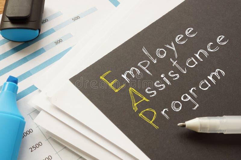 Employee Assistance Program EAP is Shown on the Business Photo Stock ...
