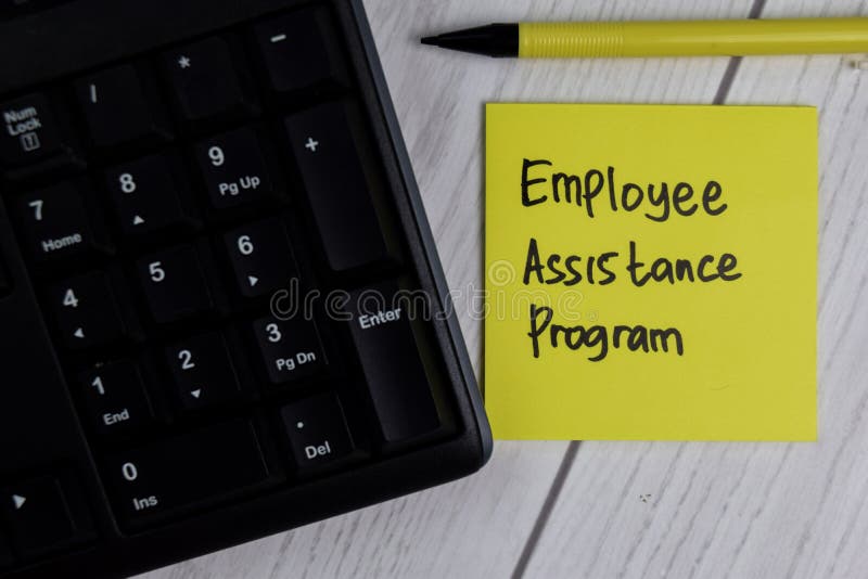 Employee Assistance Program Text on Sticky Notes with Office Desk ...
