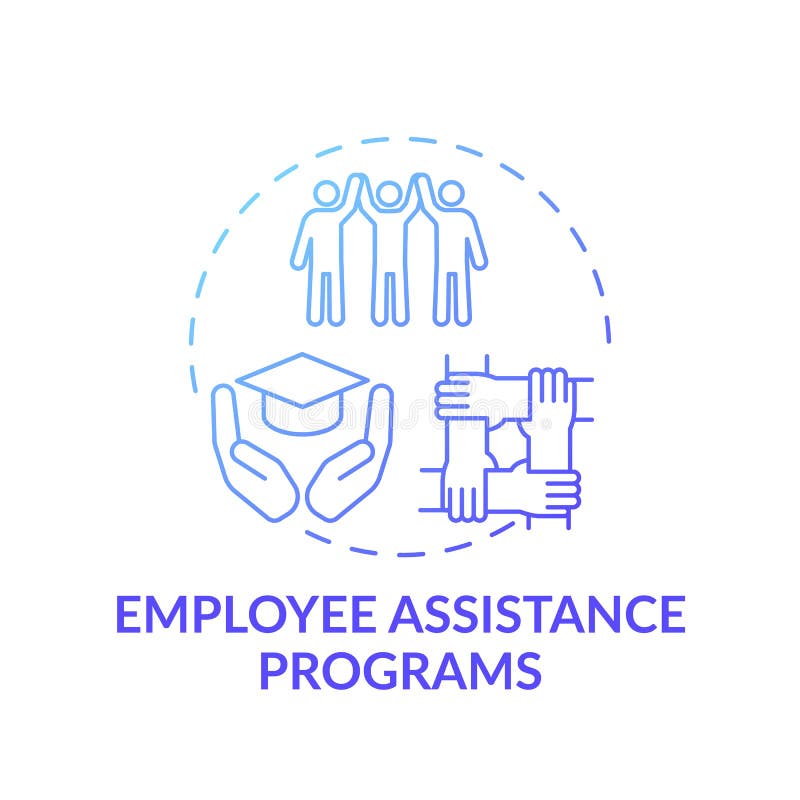 Employee Assistance Programs Concept Icon Stock Illustration ...