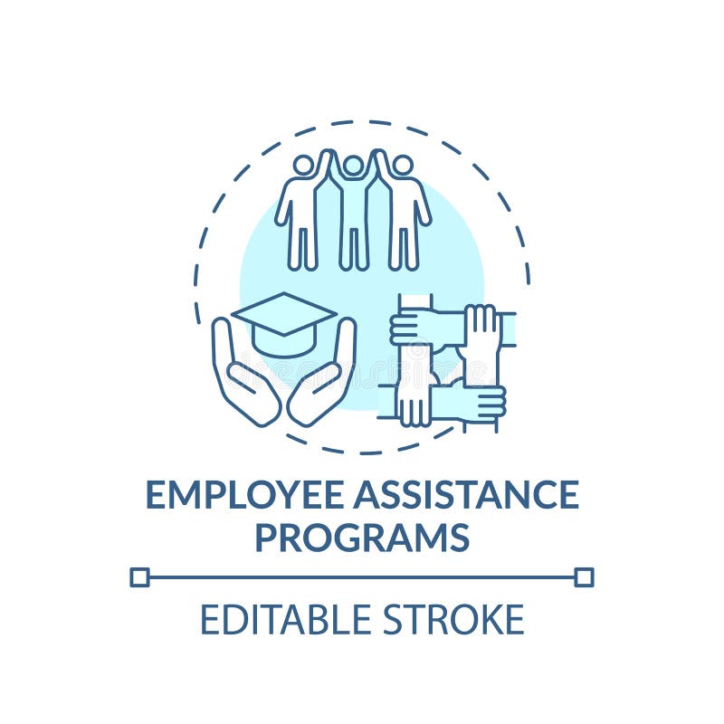 Employee Assistance Programs Concept Icon Stock Illustration ...