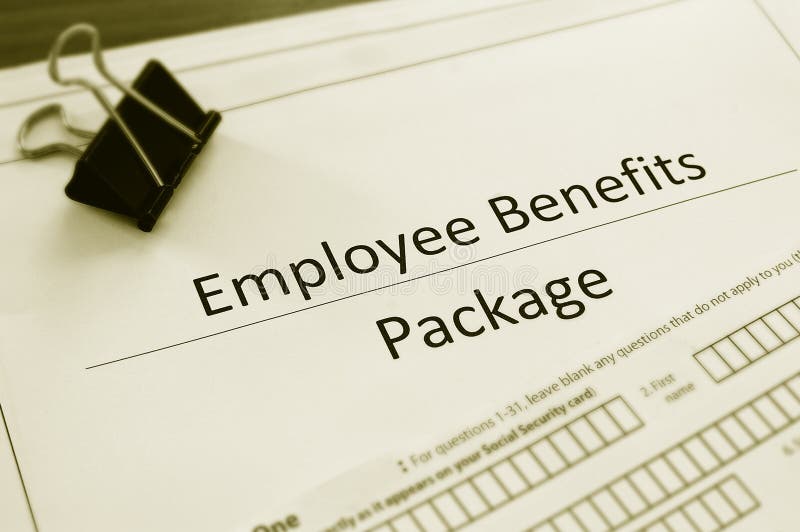 Employee benefits package stock photo. Image of employee - 23231246
