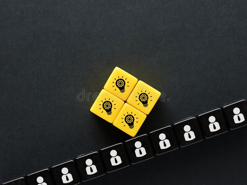 Employee with the Best Creative Ideas. Productive and Creative Team ...