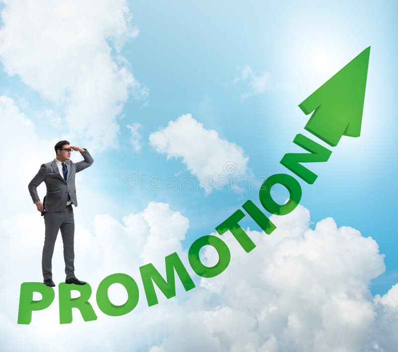 Employee in Career Promotion Concept Stock Image - Image of manager ...
