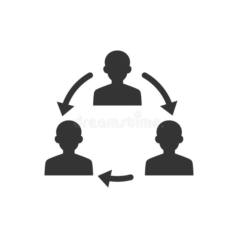 Employee Communication Icon Stock Vector - Illustration of ...