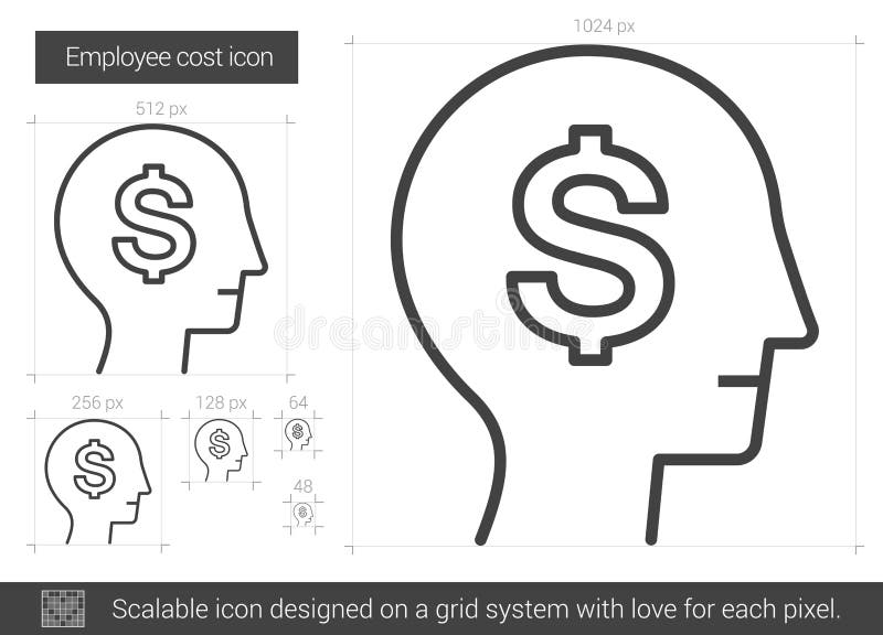Employee Cost Line Icon Stock Illustrations – 511 Employee Cost Line ...