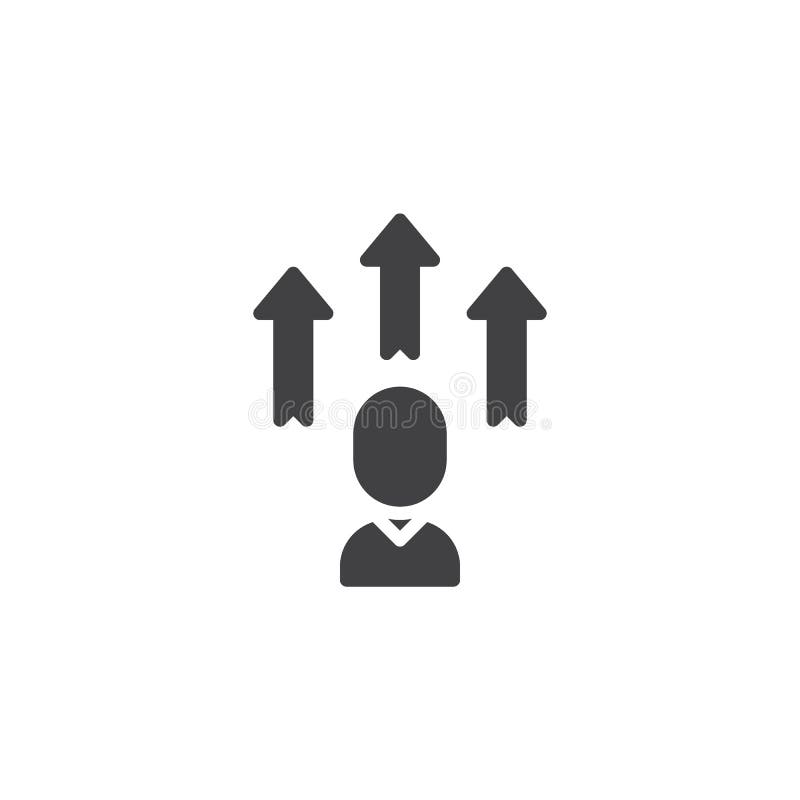 Employee Development Vector Icon Stock Vector - Illustration of ...