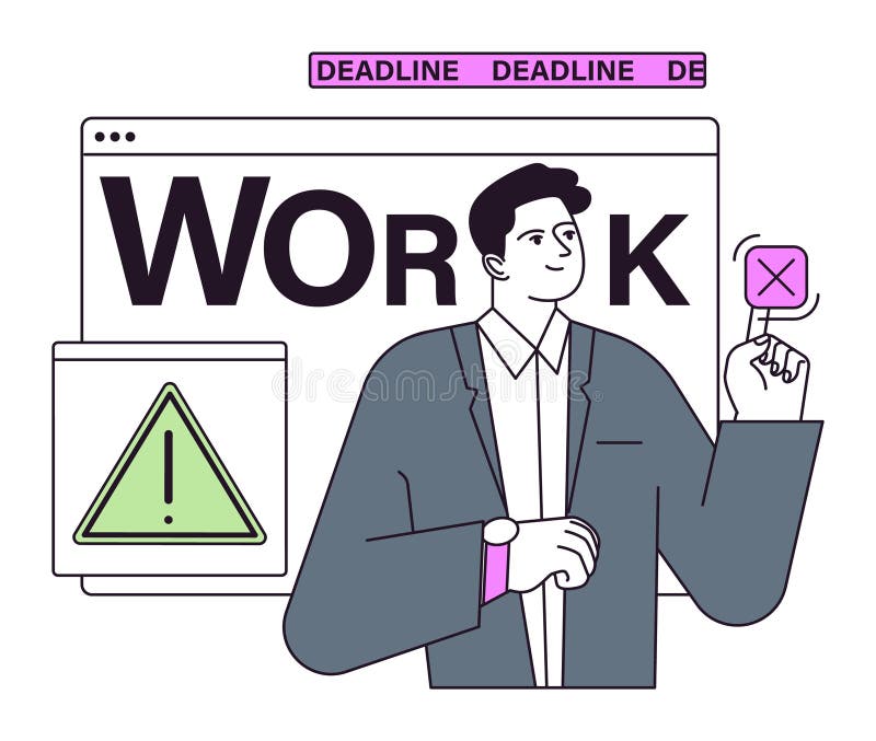 Employee Efficiency. Business Employee Productive Multitasking Stock ...