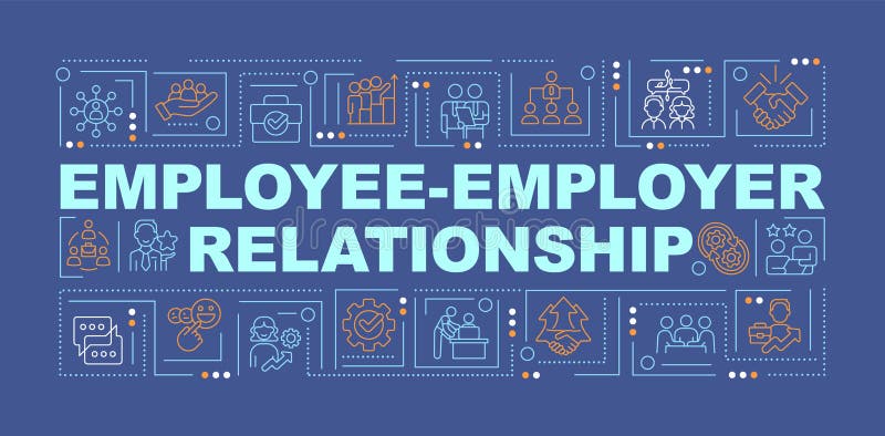 Employee-employer Relationship Word Concepts Dark Blue Banner Stock ... Employee-employer Relationship Word Concepts Dark Blue Banner Stock ...