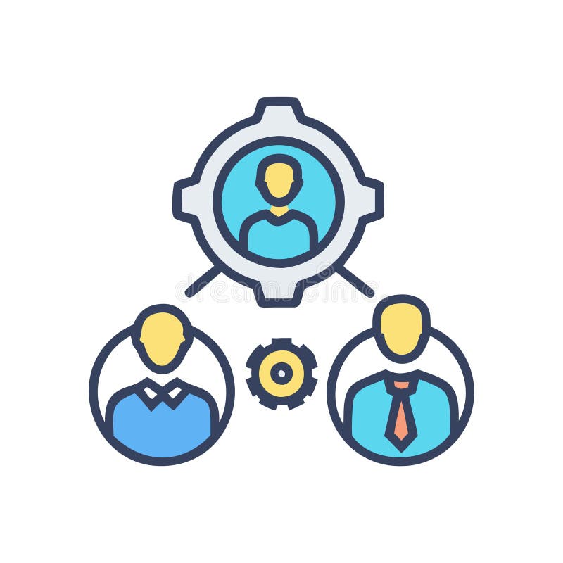 Employee Engagement Strategy Icon for Workforce Stock Vector ...